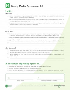 Family Media Agreement Sample | Hale Pāhana Kīpaepae Kula Waena